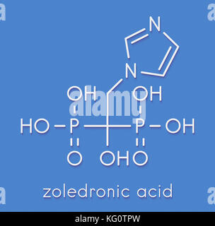 L'acide zolédronique (zolédronate) ostéoporose molécule pharmaceutique ...