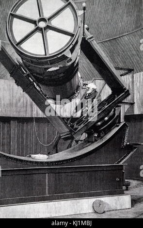 L'astronome français Jules Janssen (1824-1907) alias Pierre Jules César ...