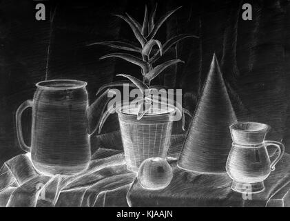 Dessin au crayon, dessin au crayon, croquis croquis Photo Stock - Alamy