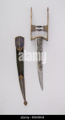 Dague (Katar) avec fourreau, 18e siècle, Lucknow, Uttar Pradesh, Inde ...