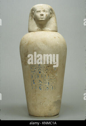 Pot canopique de Manhata, période : Nouveau Royaume, dynastie 18, règne ...