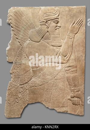 Panneau de décharge env.883–859 C.-B. Assyrien ce panneau du Palais du ...