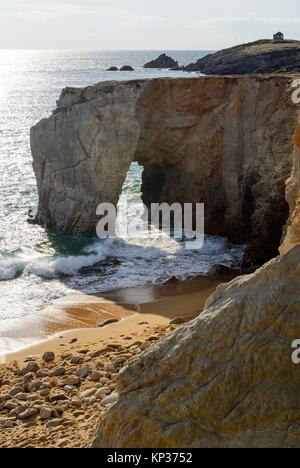 France, Morbihan, Saint Pierre Quiberon, plage de Port Blanc Photo ...