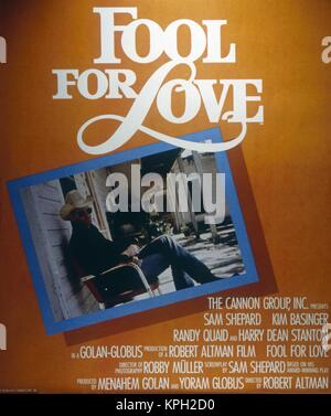 FOOL FOR LOVE, Kim Basinger, Sam Shepard, 1985), (c) Cannon/avec la ...