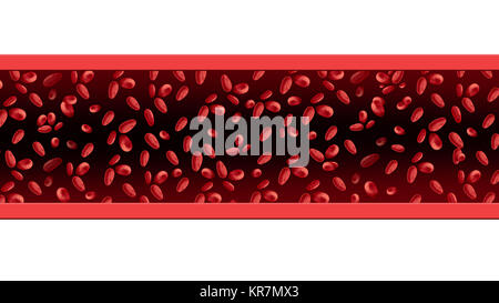 Les cellules sanguines contexte et hématologie avec le sang comme ...