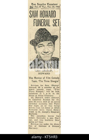 Shemp Howard, un comédien et acteur américain, connu pour être un ...