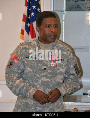 New York National Armée Gard Le Colonel Trevor Jackson prend sa ...