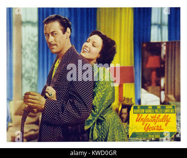 Une infidélité vôtre, US affiche, à gauche : Linda Darnell, en bas à ...