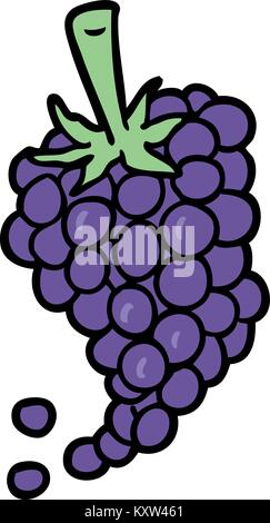 Funny cartoon cute kawaii les raisins de Image Vectorielle Stock - Alamy