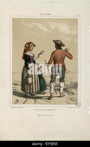 Vallée d'Ossau, basses-Pyrénées, France, nature, Environnement, habitat ...