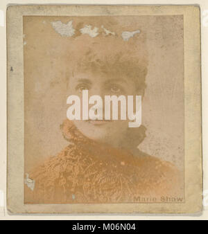 Marie Shaw, de la série Actresses (N246), Type 2, publié par Kinney ...