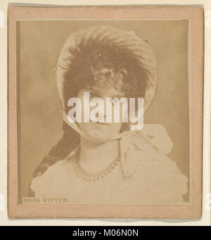 Miss Ritter, de la série Actresses (N246), Type 2, publié par Kinney ...