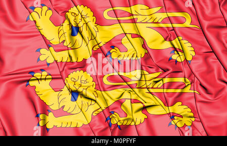 Drapeau de la région de Normandie, collection de bannières de la France ...