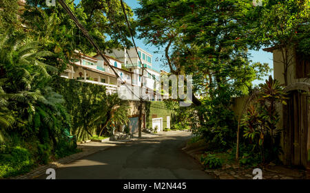 Quartier riche de la ville de Rio de Janeiro, Brésil Photo Stock - Alamy