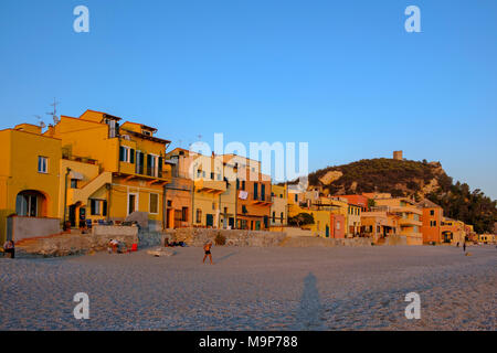 Plage, Finale Ligure, Savona, Province de Savone, ligurie, italie Photo ...