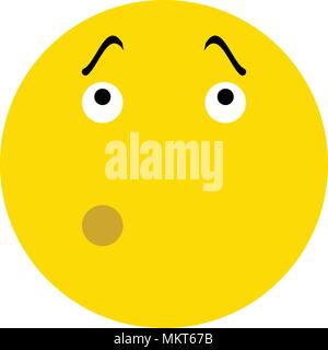 Emoji icône visage pensif Vecteurs Et Illustration, Image Vectorielle ...