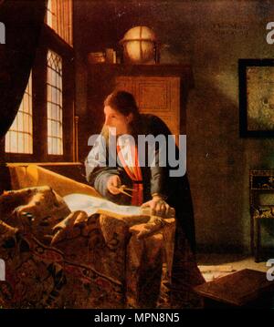 Le géographe 1669 Johannes Jan Vermeer Dutch Delft 1632–1675 Delft ...