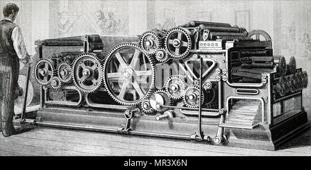 Presse d'impression rotative Journaux Photo Stock - Alamy