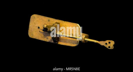 Réplique du premier microscope par Leeuwenhoek. Antonie van Leeuwenhoek ...