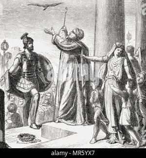 Ancus Marcius, c. 677-617 avant J.-C., le légendaire quatrième roi de ...