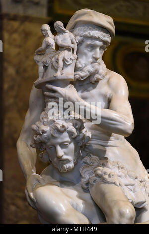 Italie, Rome, Galleria Borghese, Gian Lorenzo Bernini, statue d'Aeneas ...