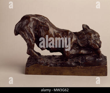 . Perra, hambrienta escultura en bronce de Camille Claudel . 1893 ...