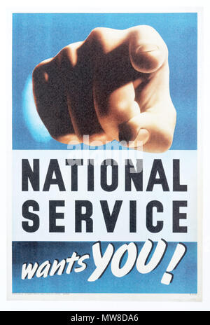 Une affiche de recrutement de la Seconde Guerre mondiale produite par ...