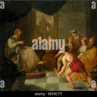 . Diogène apporte un poulet déplumé à Platon. 19e siècle. Inconnu 49 ...