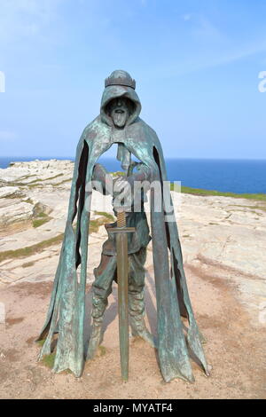 Le Roi Arthur une sculpture en bronze de 8 pi par artiste Rubin Eynon ...