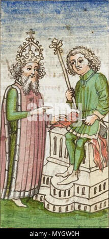 La peinture 'Gesta Romanorum', de Donaueschingen, capture des thèmes ...