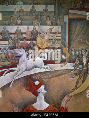 Le Cirque de Georges Seurat, Musée d'Orsay, Paris, France Photo Stock ...