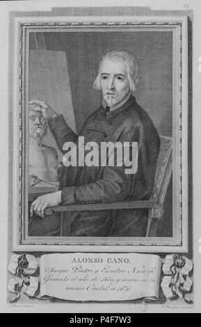 Alonzo Cano ou Alonso Cano, 1601 - 1667. Peintre espagnol, architecte ...