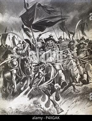 Attila (395-453), également connu sous le nom de Attila le Hun. Chef ...