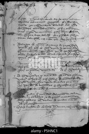 N/A. 1506 codicille de Christophe Colomb la transcription par Manuel da ...