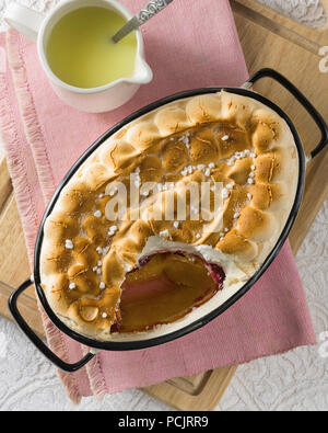 Manchester Pudding. Dessert traditionnel. UK Food Photo Stock - Alamy