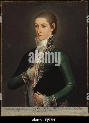 Don José María Gómez de Cervantes y Altamirano de Velasco, comte de ...