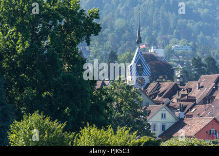 La Suisse, dans le Canton de Zug, Zoug, vieille ville Photo Stock - Alamy