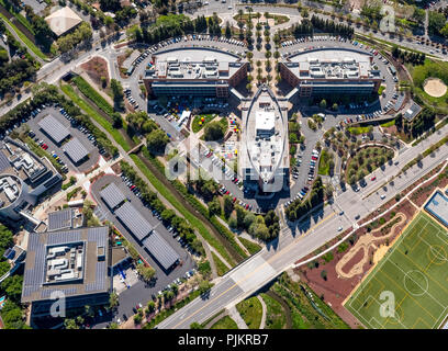 Siège Google Googleplex, Silicon Valley, Californie, États-Unis d ...