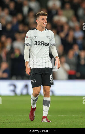 Derby, Royaume-Uni. 18 sept., 2018. Sky Bet Championship, Derby County ...