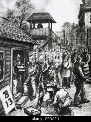 Une carte de prisonnier de guerre de la Croix-Rouge britannique, un ...