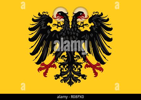 Empire romain drapeau historique et symbole, SPQR Image Vectorielle ...