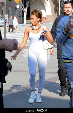 Mel B arrive à l 'Americas Got Talent' studios à une forme d' body ...