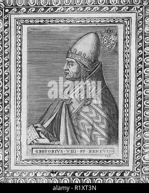 Le pape Grégoire VIII Photo Stock - Alamy