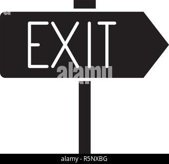 Icône vecteur entrée sortie isolé sur fond transparent, logo concept ...