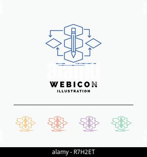 Icône vecteur méthodologie isolé sur fond transparent, la méthodologie ...