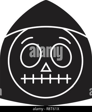 Triste, désolé cartoon vector set visage emoji. malheureux, pleurer, en ...