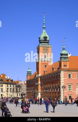 Warszawa, Pologne - starowka warszawska - Plac Zamkowy je Zamek ...