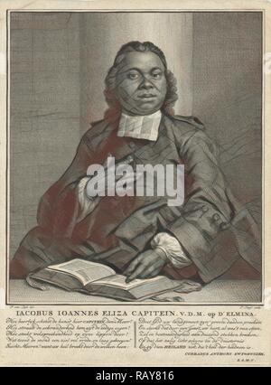 . Portrait de Jacobus Elisa Johannes Capitein, le premier pasteur formé ...