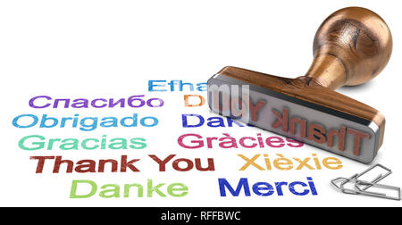 Merci en plusieurs langues Banque D'Images, Photo Stock: 89654173 - Alamy