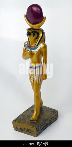 Rê-Horakhty, dieu égyptien du Soleil Banque D'Images, Photo Stock ...